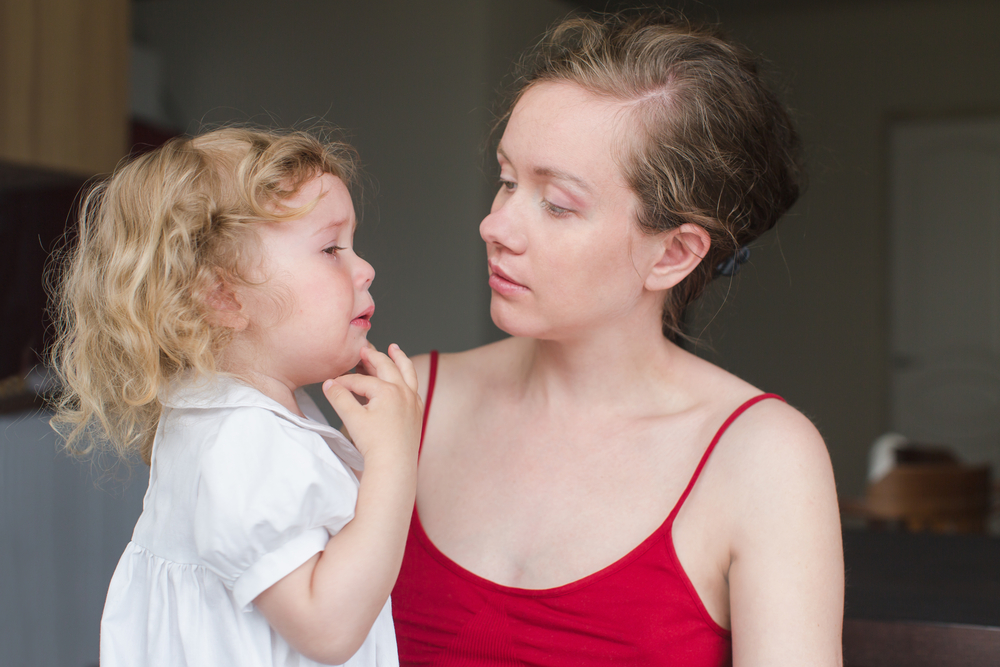 Little girl trying to tell mom something - My Child’s Speech