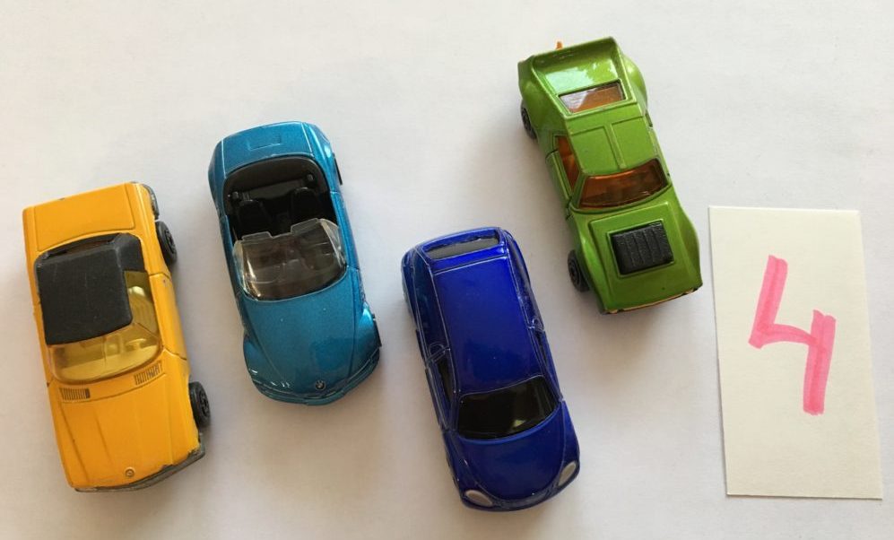 Counting 4 cars - My Child’s Speech